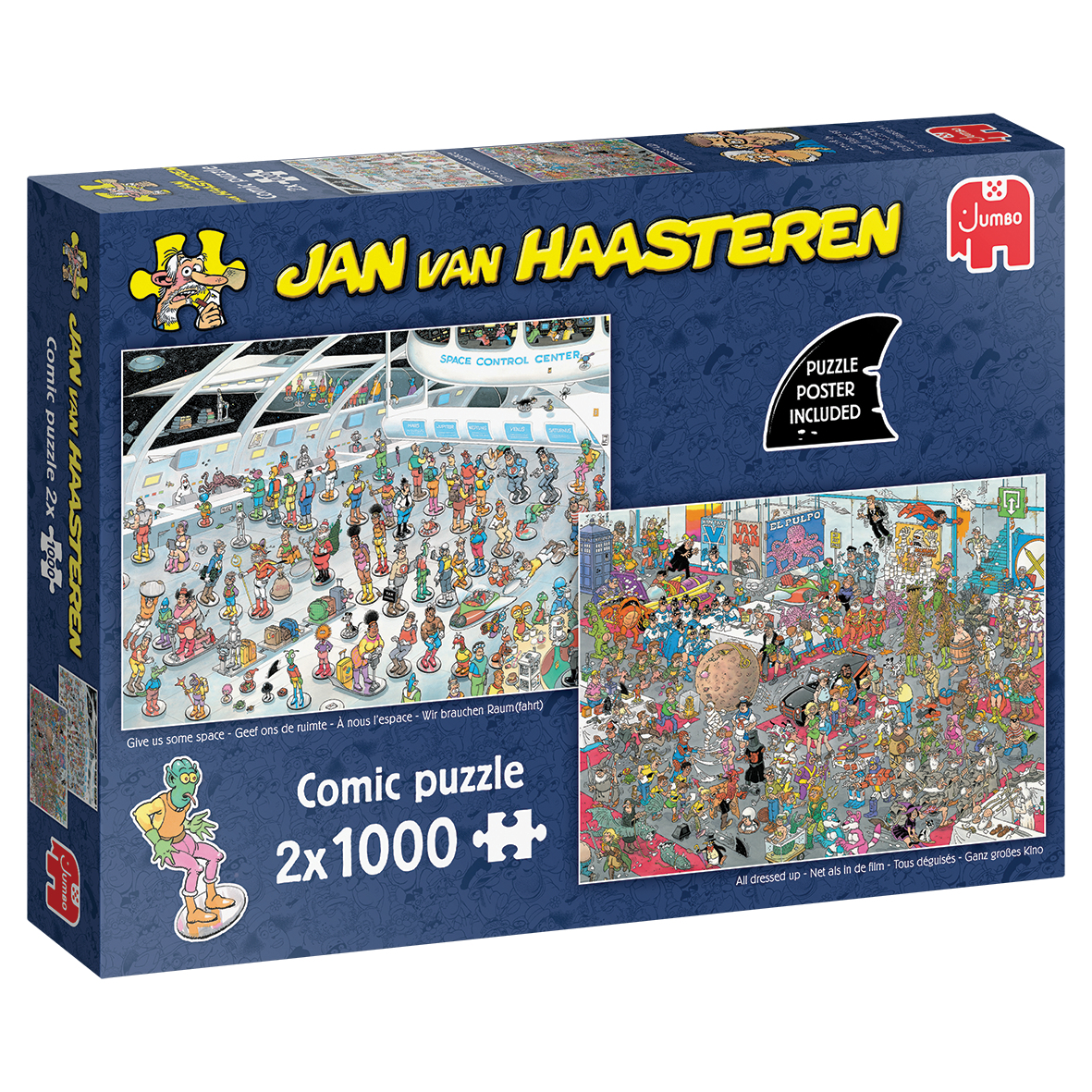 Jan van Haasteren 2 in 1 Give us some space & All dressed up (1000) (ctn 6 pcs) - + 1500 - 5000 ...